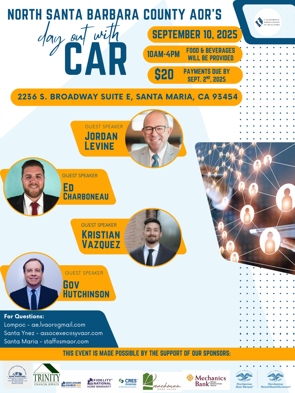 NSBC AOR’s – Day Out With CAR | Santa Maria Association of Realtors